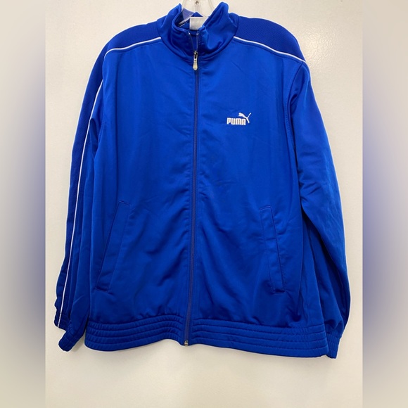 Puma | Jackets & Coats | Puma Fullzip Mens Training Jacket Blue | Poshmark